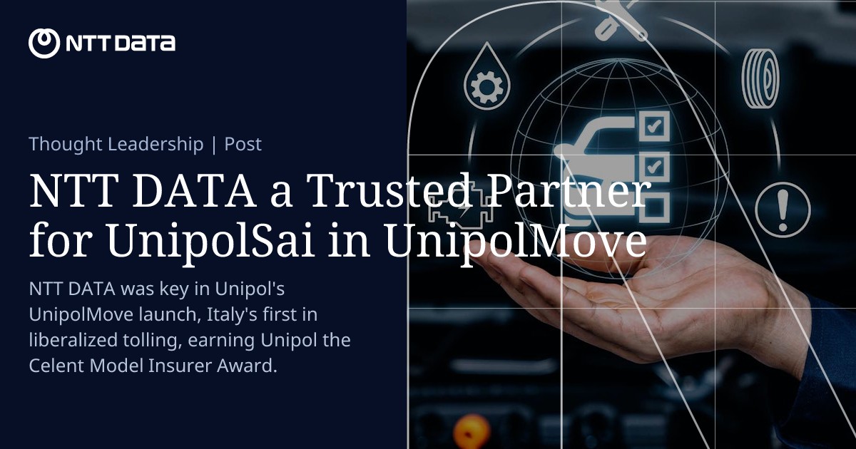 NTT DATA a Trusted Partner for UnipolSai in UnipolMove