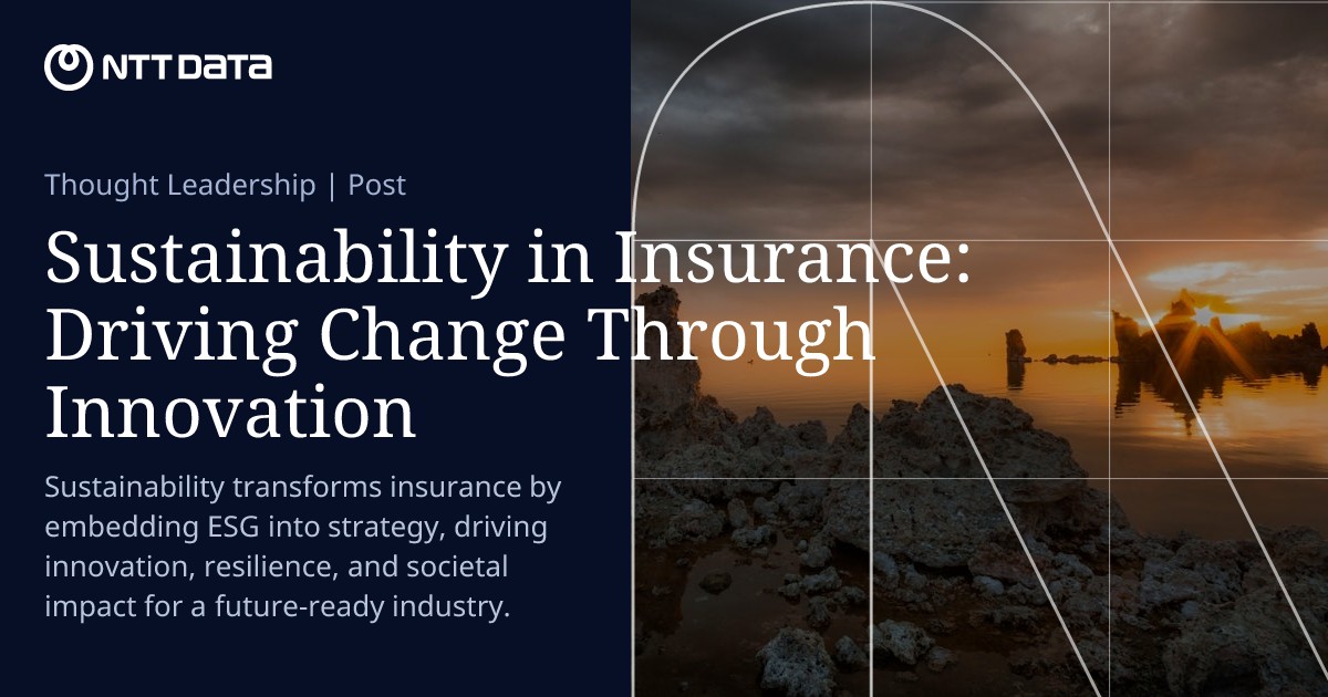 Sustainability in Insurance: Driving Change Through Innovation